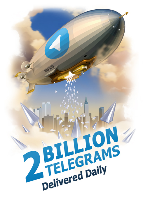 Telegram Hits 2 Billion Messages Sent Daily